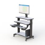 Workstation Desk with Cabinet