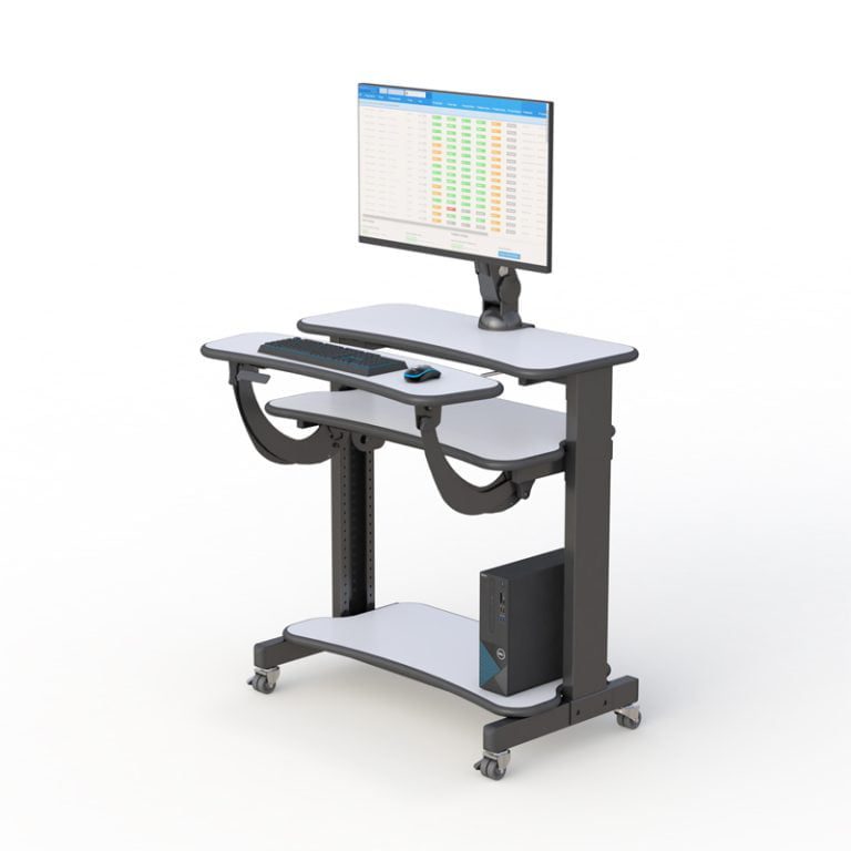 Workstation Desk with Cabinet