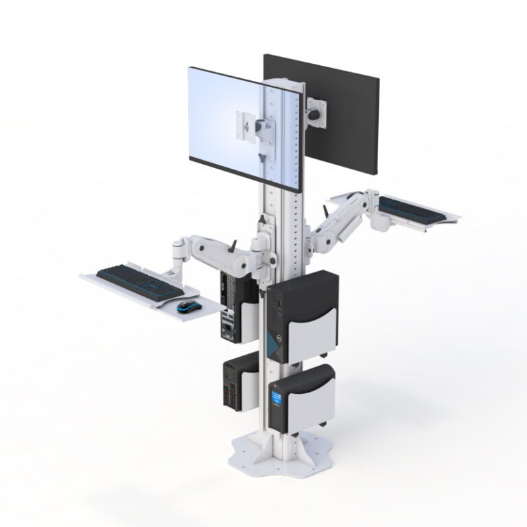 Floor Mounted Computer Stand