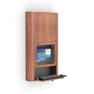 Wall-mounted Computer Workstation