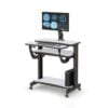 Bi- Level Medical Desk with Monitor Arm - AFC Industries