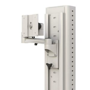 Floor Mounted Computer Workstation with Cabinet - AFC Industries