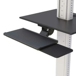 Floor Mounted Computer Workstation with Cabinet - AFC Industries