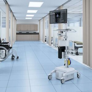 Medical Pole Workstation Stand Cart - AFC Industries