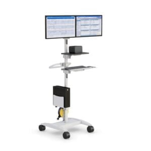 Ergonomic Rolling Medical Computer Stand - AFC Industries