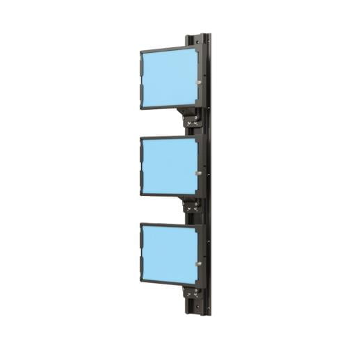 3 Tablet Holder Vertical Wall Mount Bracket - AFC Industries