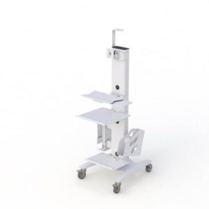 Computer Rolling Workstation for Healthcare Professionals