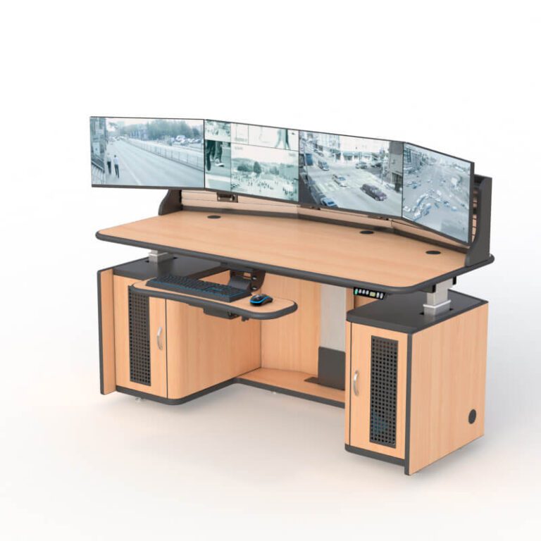 Multi-monitor Security Workstation