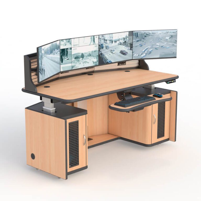 Multi-monitor Security Workstation