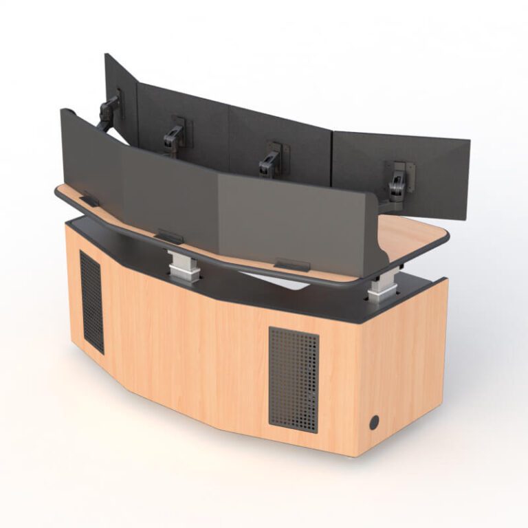 Multi-monitor Security Workstation