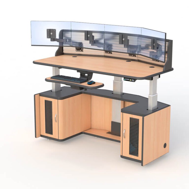 Multi-monitor Security Workstation