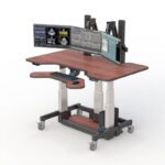 Ergonomic Adjustable Cardiology & Oncology Workstation