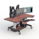 Ergonomic Adjustable Cardiology & Oncology Workstation