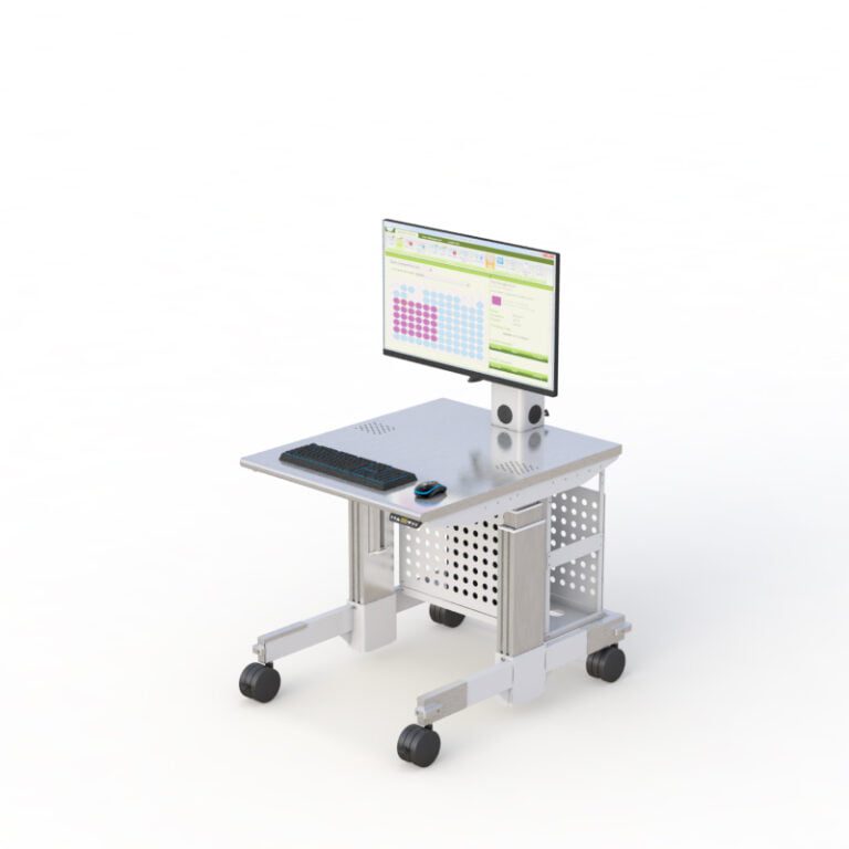 Clean Room Computer Carts on Wheels - AFC Medical Furniture