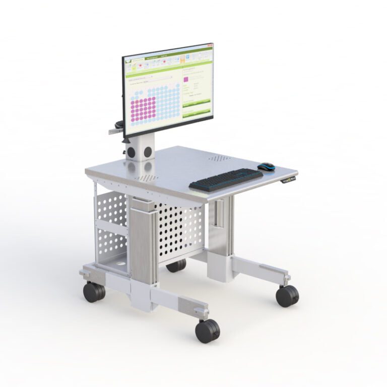 Clean Room Computer Carts on Wheels - AFC Medical Furniture