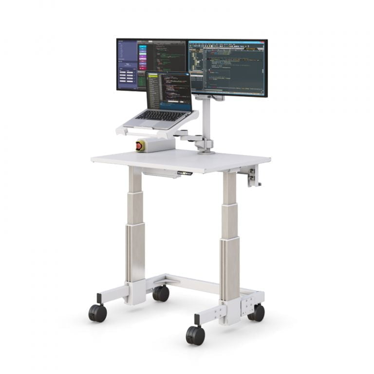 Cleanroom Computer Cart Mobile Utility Cart by AFC