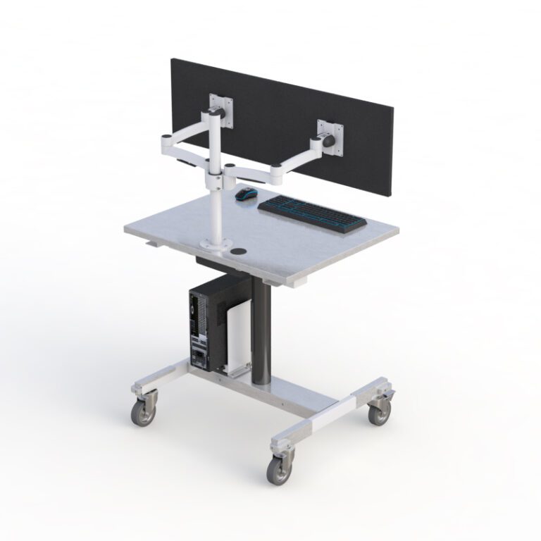 Mobile Cleanroom Computer Carts for Controlled Environments