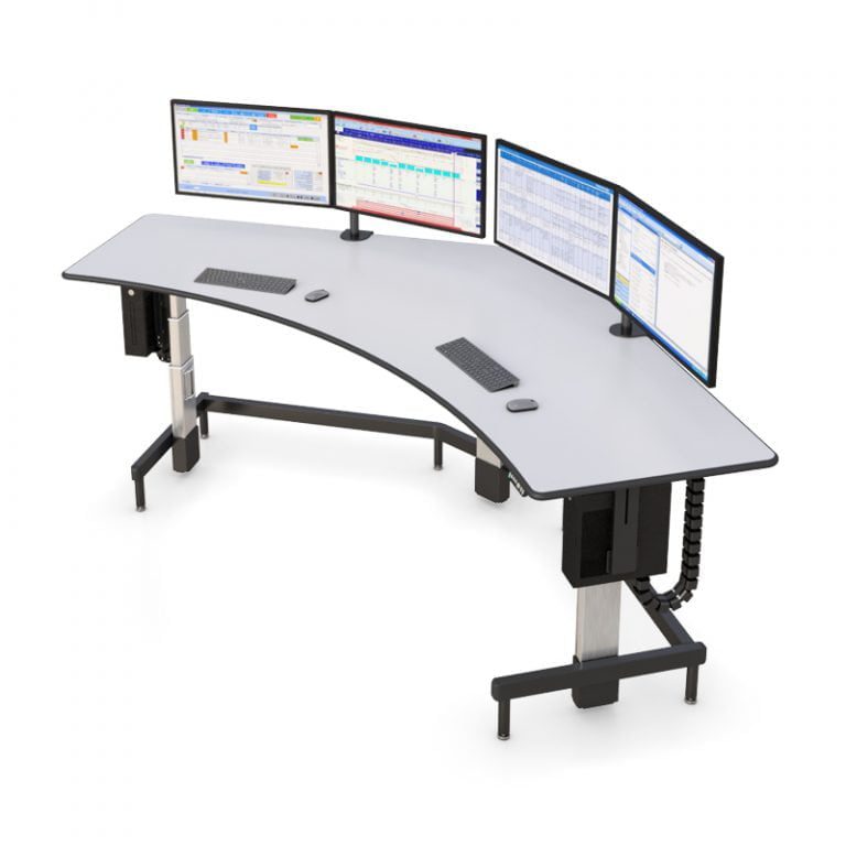 Telehealth ICU Wide-Angle Workstation - AFC Industries