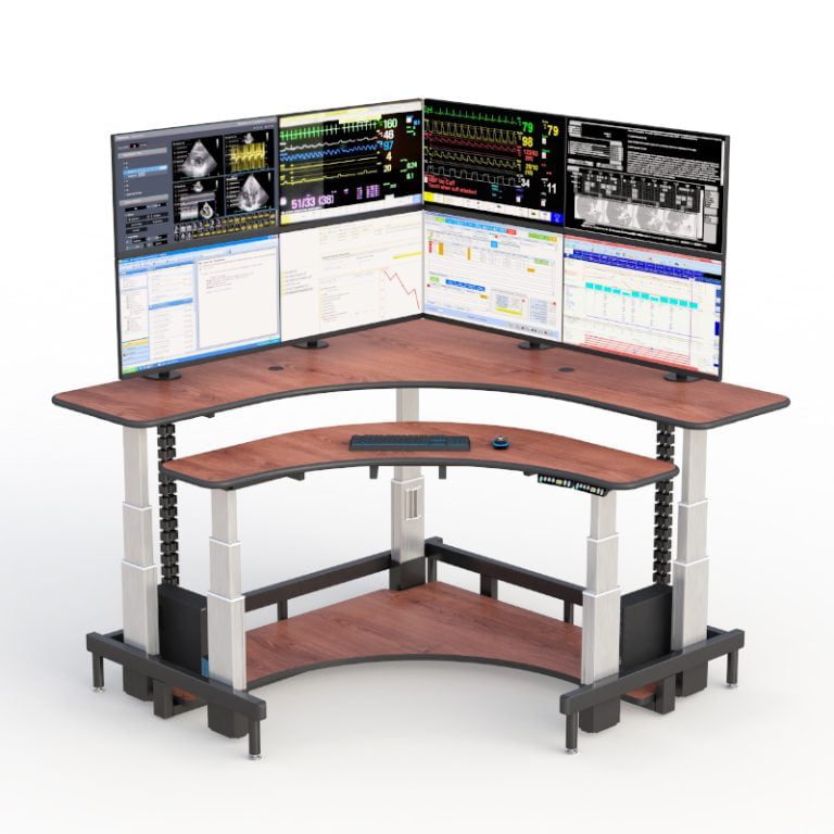 Height-Adjustable Standing Computer