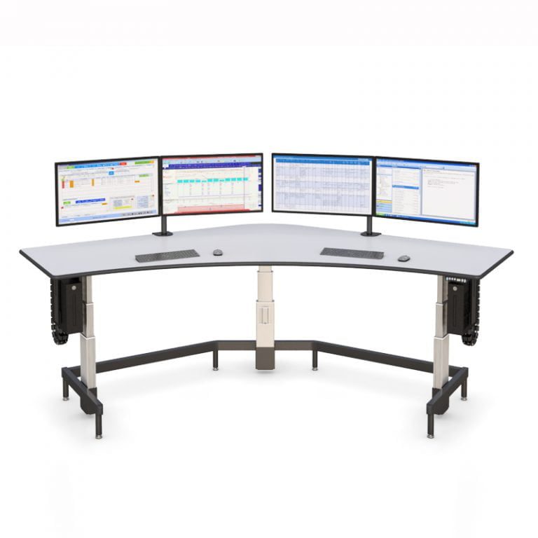 Telehealth ICU Wide-Angle Workstation - AFC Industries