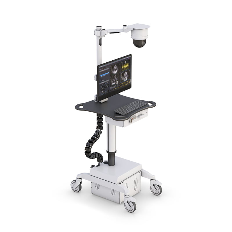 Mobile Telehealt Computer Cart - AFC Industries