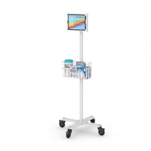 Mobile Tablet Cart And Storage Basket - AFC Industries
