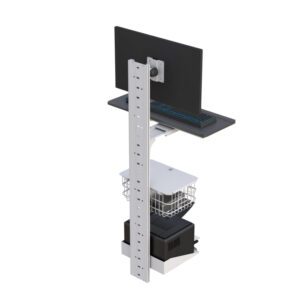 Wall Mount Track Computer Workstations