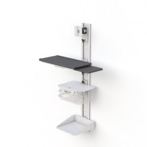 Wall Mount Track Computer Workstations