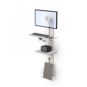 Computer Workstation Wall Mounted Track - AFC Industries