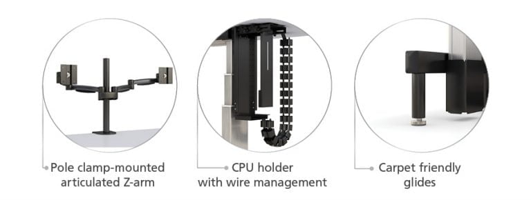 Standing Wide-angle Workstation