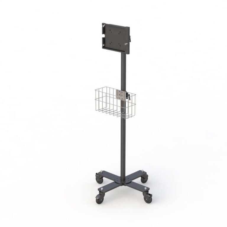 Ergonomic Tablet Cart with Storage Basket from "AFC"
