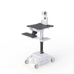 Portable Computer Carts Data Scanning Medical Cart