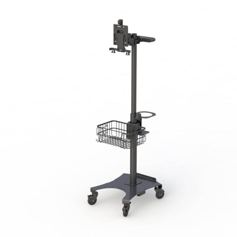 Mobile Medical Tablet Carts Computer Mobility Lightweight Cart