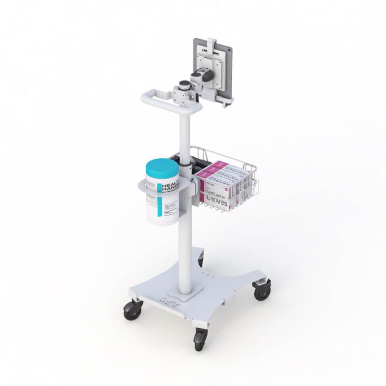 Mobile Medical Tablet Carts Computer Mobility Lightweight Cart