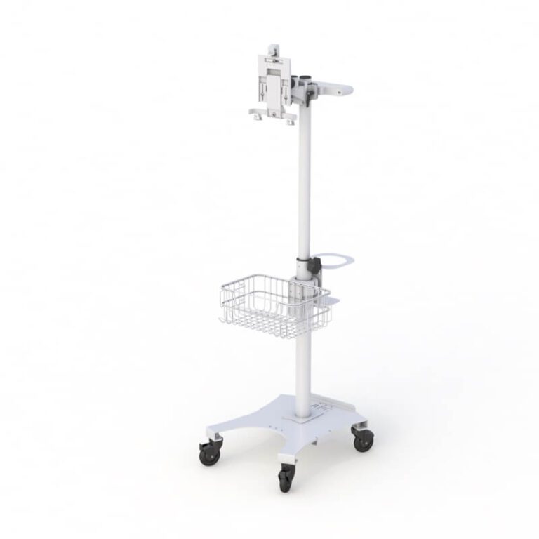 Mobile Medical Tablet Carts Computer Mobility Lightweight Cart