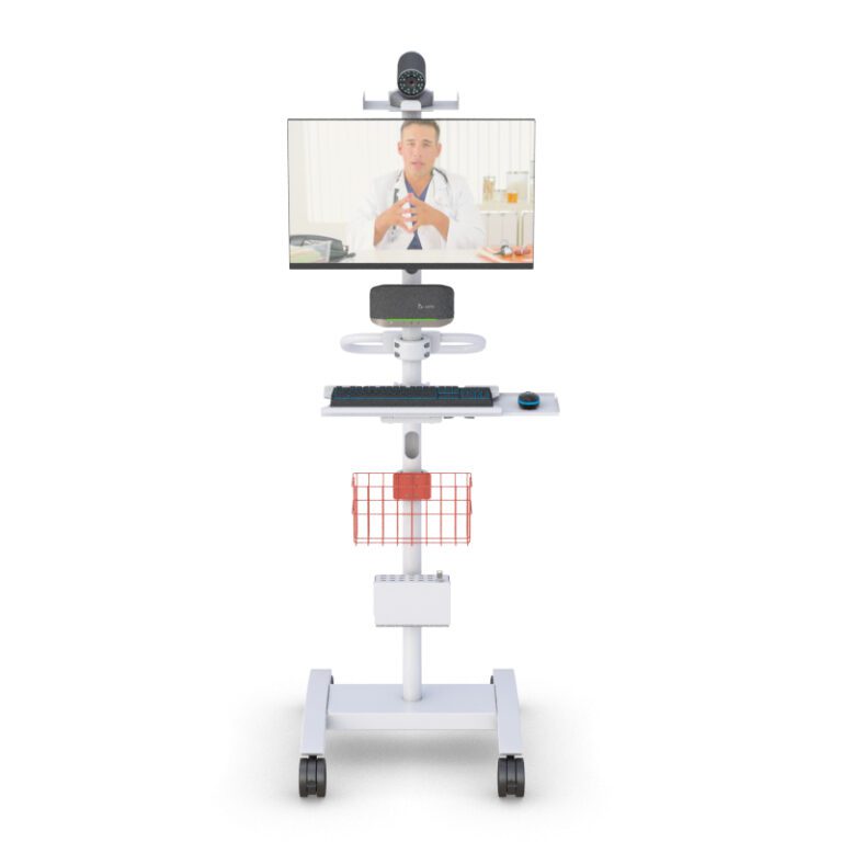 Remote Telemedicine Communication Cart