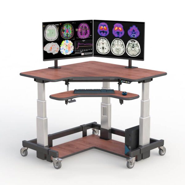 Elevate Productivity: Height-Adjustable Corner Workstations