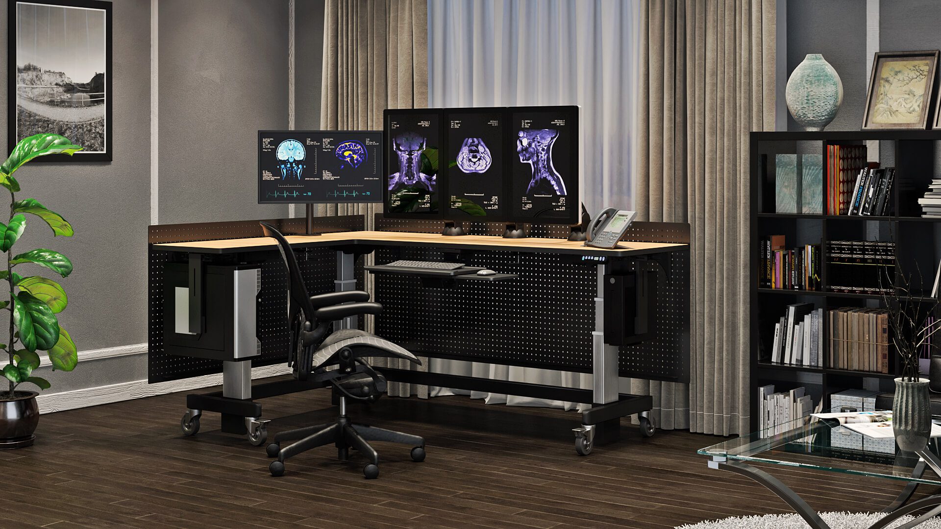 Telehealth Remote Communication Workstations: 24x7 Monitoring