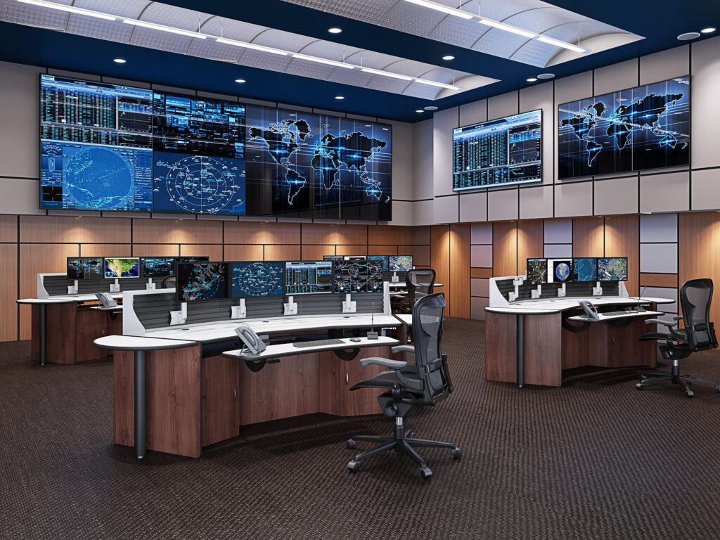 Architects' Choice: Ergonomic Consoles for Control Rooms