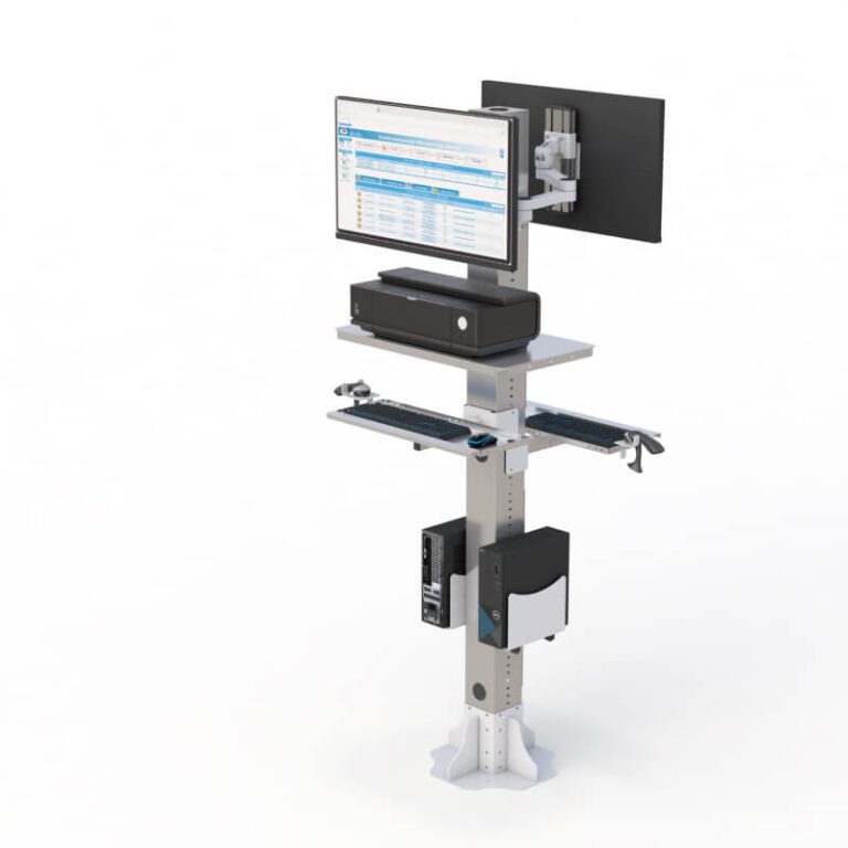 Floor Mounted Computer Stand for Stability - AFC Industries