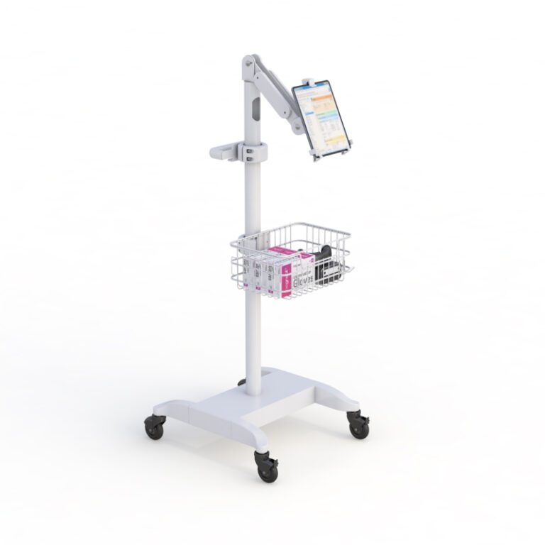 Telehealth Tablet Rolling Cart
