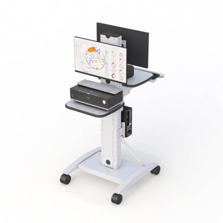 POC Cart with Dual Monitors | AFC
