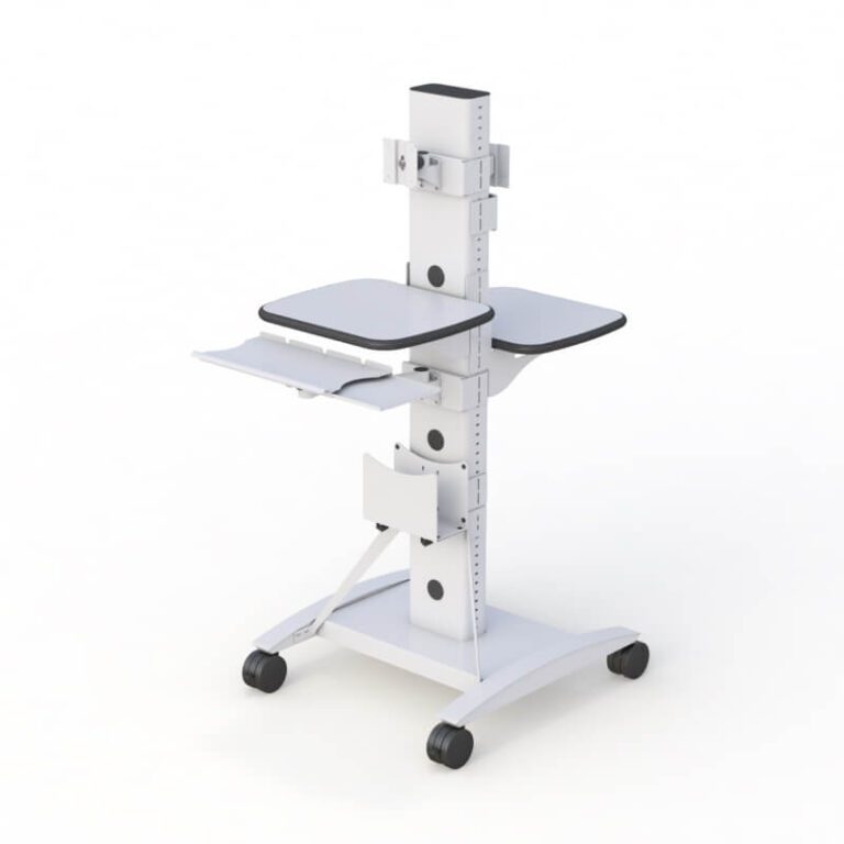 POC Cart with Dual Monitors | AFC