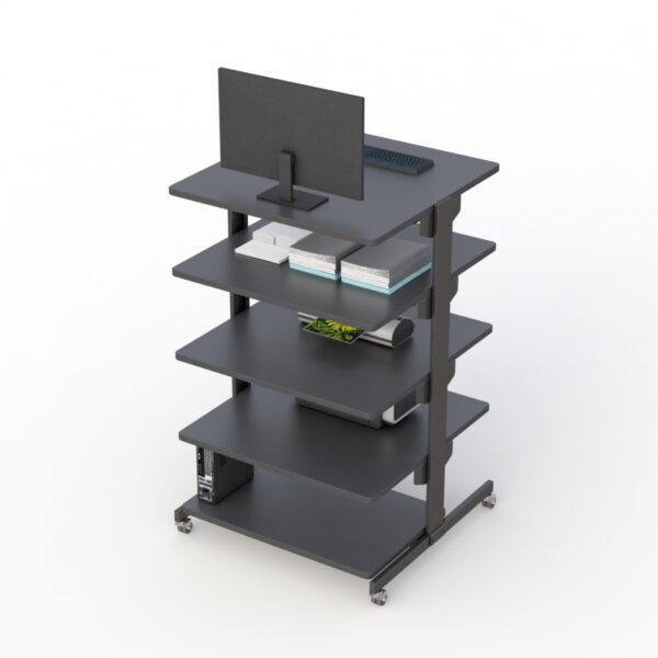 5-Tier Adjustable Mobile Workstation | AFC