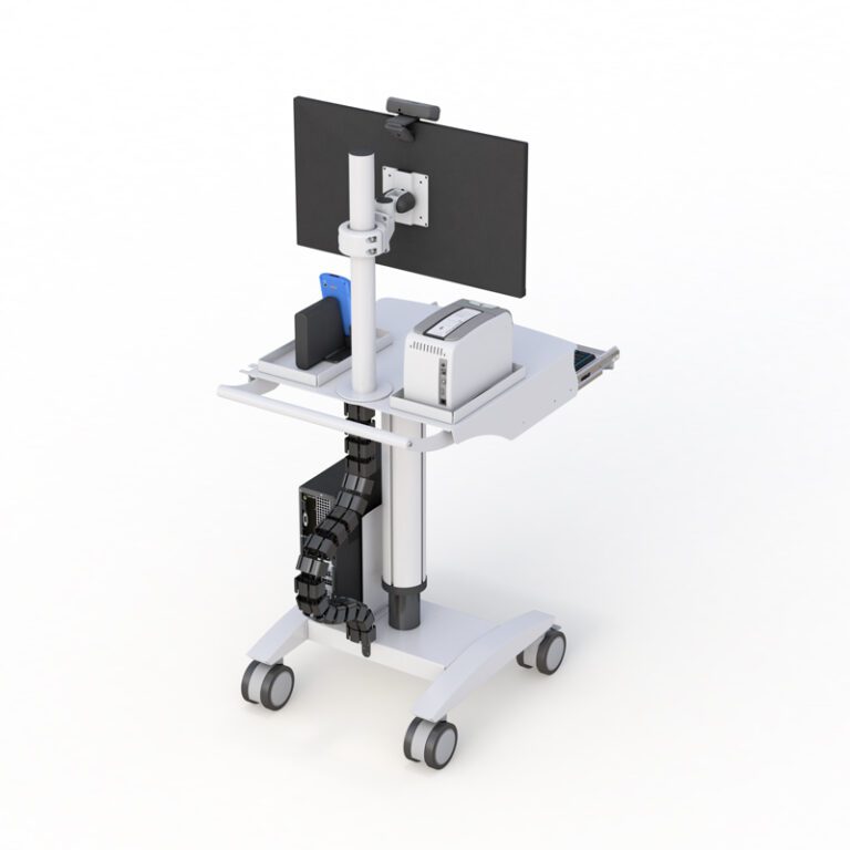 POC Cart with Zebra Accessory Mounts | AFC