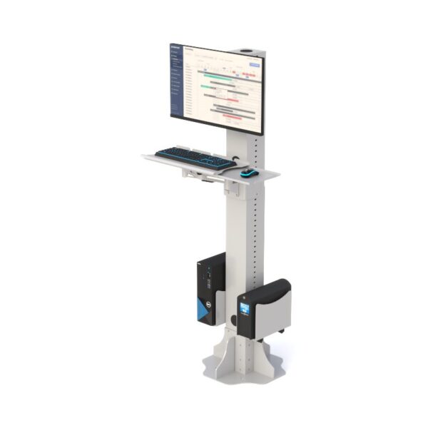 Floor Mounted Computer Stand for Stability - AFC Industries