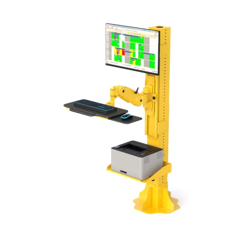 Floor Mounted Computer Stand for Stability - AFC Industries