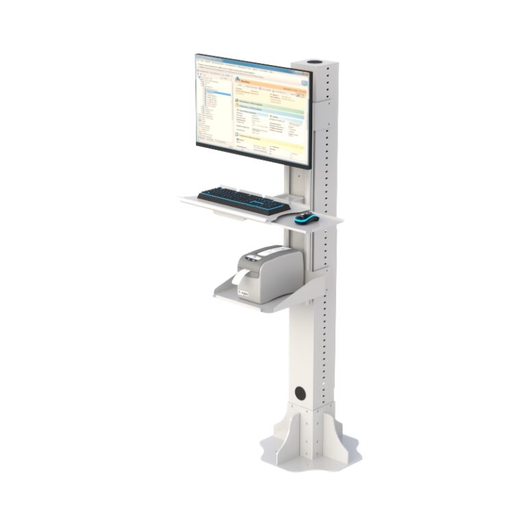 Floor Mounted Computer Stand for Stability - AFC Industries