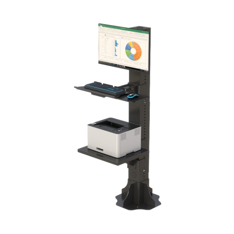 Floor Mounted Computer Stand for Stability - AFC Industries