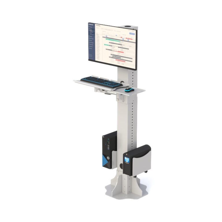 Floor Mounted Computer Stand for Stability - AFC Industries
